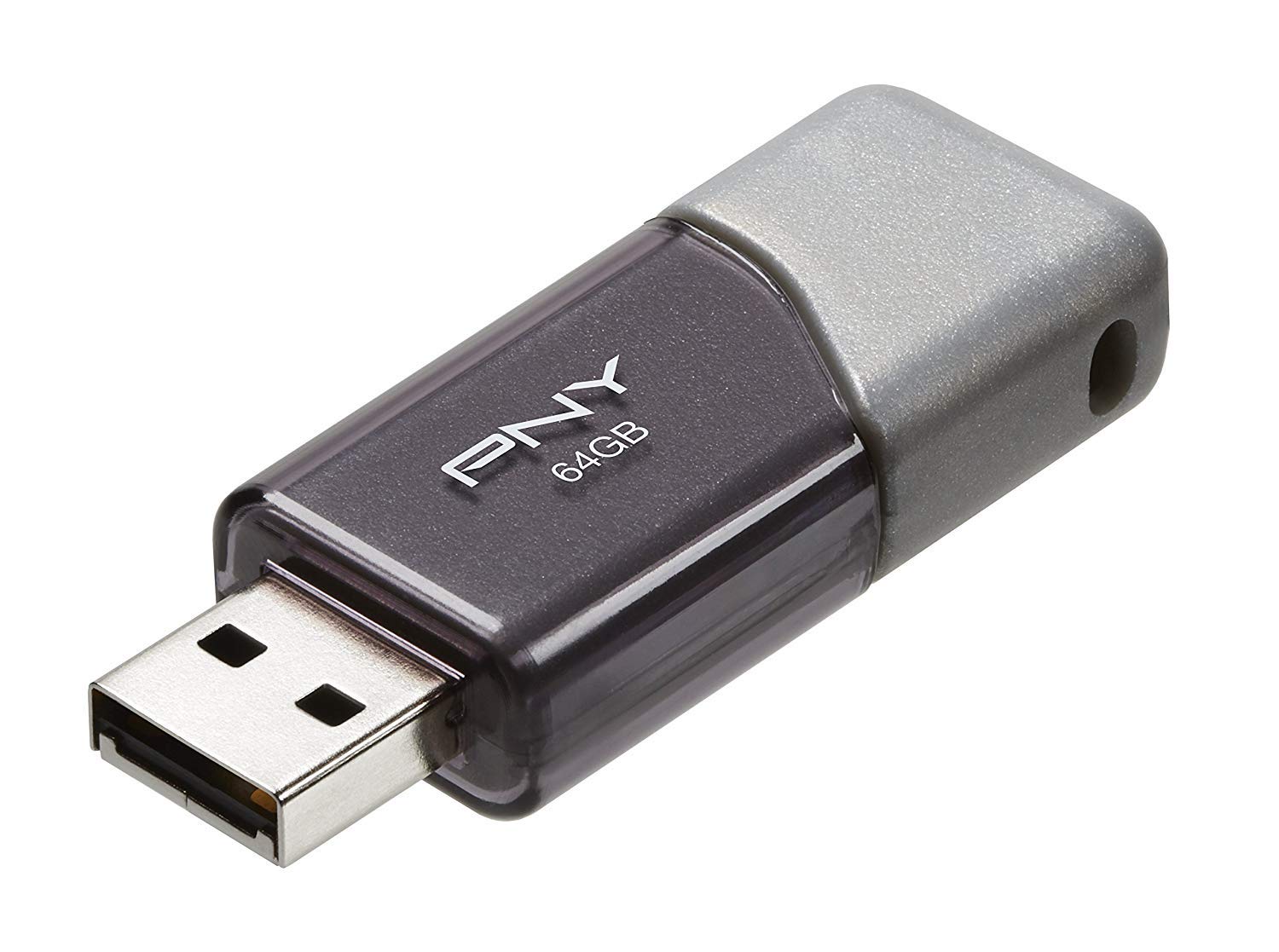 PNY 64GB USB 3.0 Flash Drive Elite Turbo Attache 3 (Five Pack) Model P-FD64GTBOP-GE Bundle with (2) Everything But Stromboli Lanyard