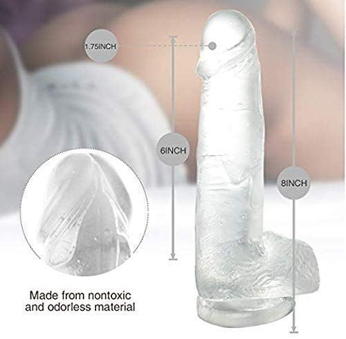 Soft Realistic Dildo for Women, Body Safe Material, with Strong Suction Cup, Suitable for Women Adult Toys