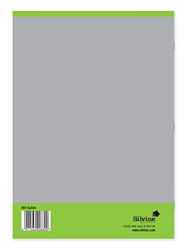 Silvine A4 Book Keeping Analysis, 32 Pages Printed 'Analysis' 7 Columns - Ref SJA4A