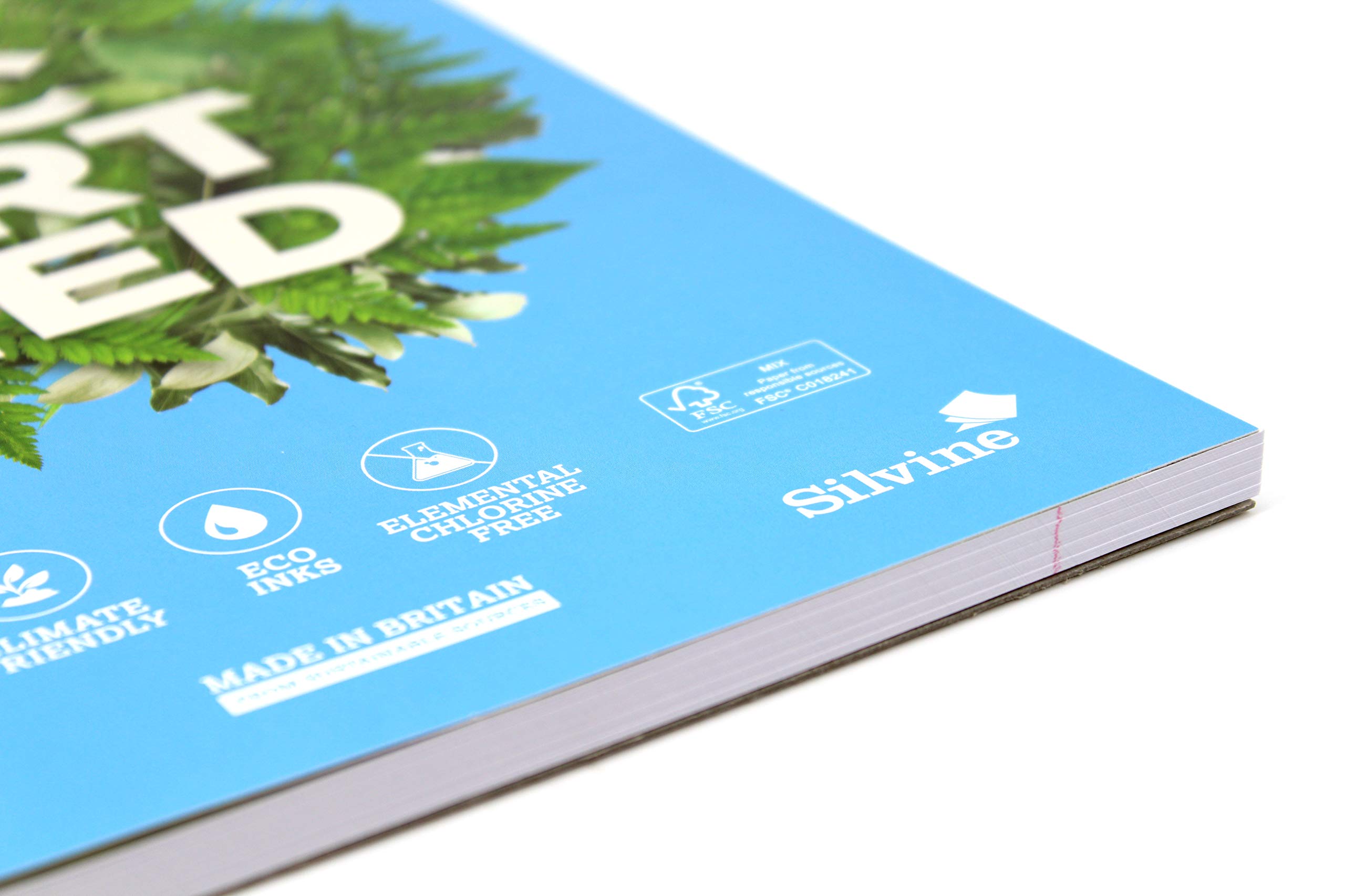 Silvine A4+ Premium FSC Wirebound Notebook - Lined with Margin, 160 Pages of FSC Certified Paper. Ref R202 [Pack of 5]