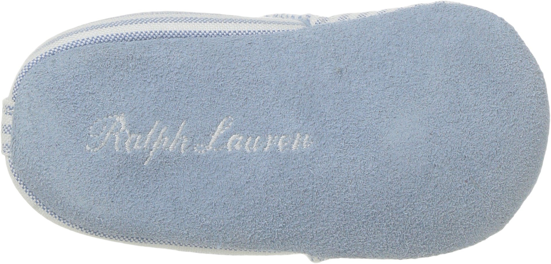 Ralph Lauren Layette Percie Slipper, Blue Stripe/Multi, 2 M US Infant