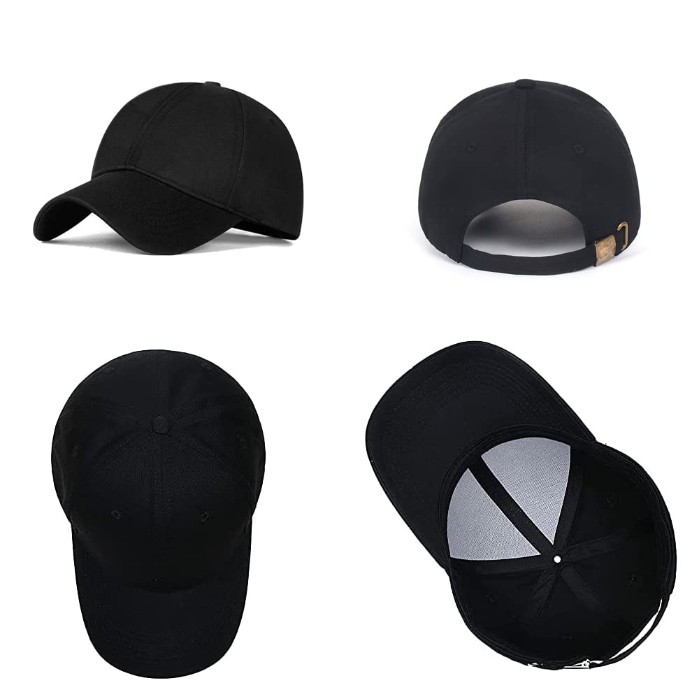 WANIBDHAT Racing Apparel Baseball Cap Unisex Adjustable Travel Racing Motor Hat (Black-red)