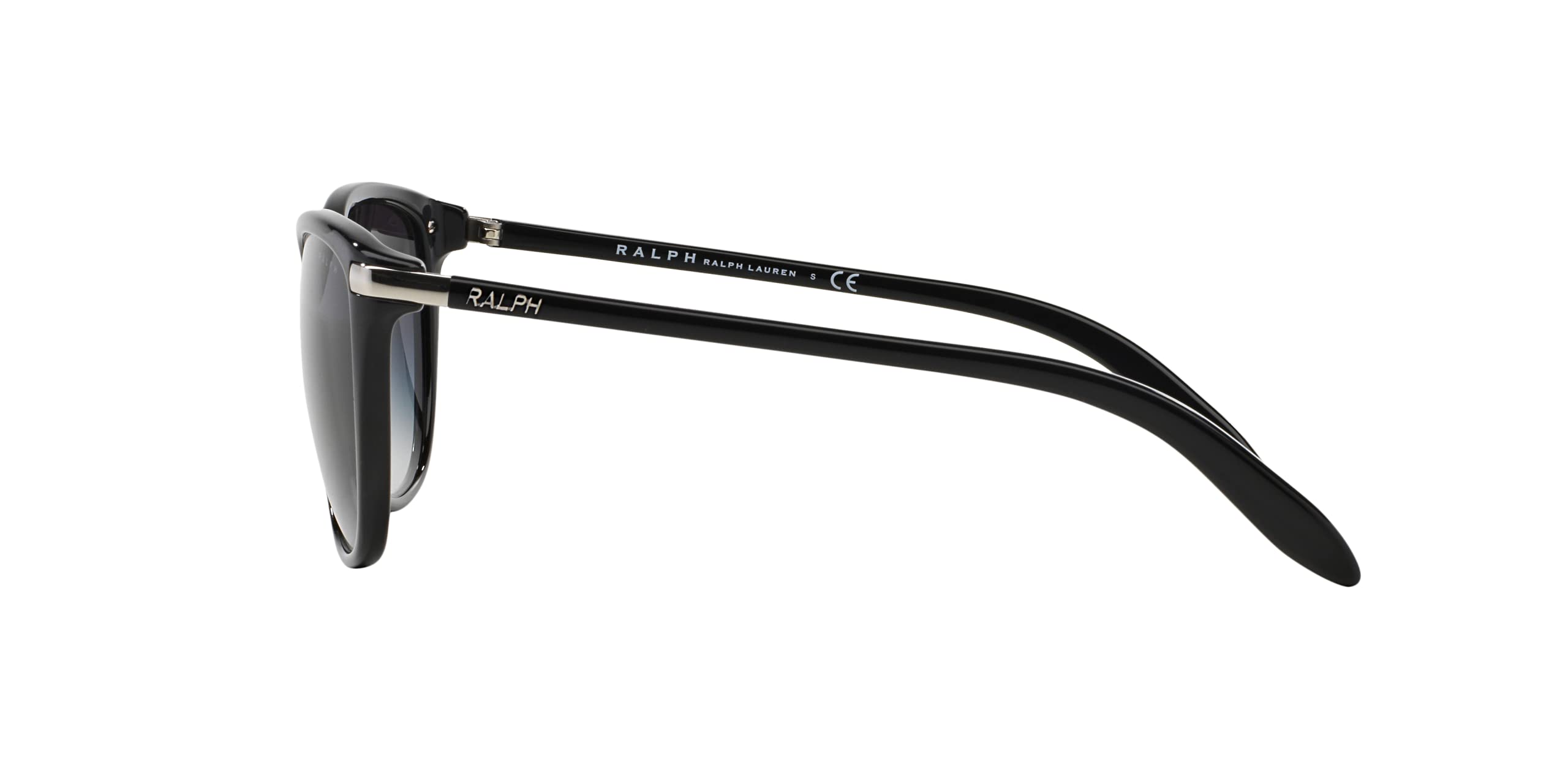 Ralph Sunglasses Black Frame, Grey Gradient Lenses, 57MM