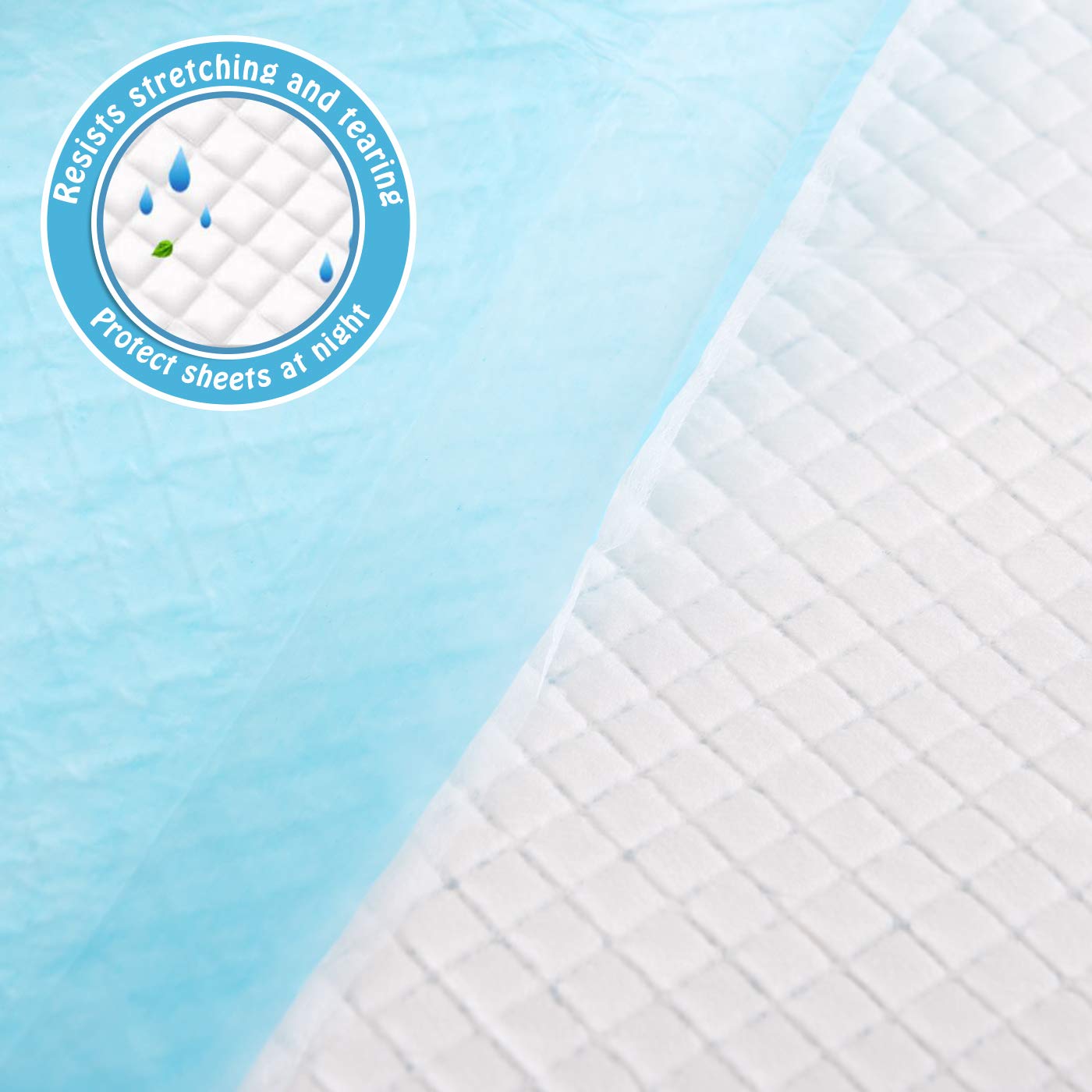 Small Disposable Changing Pads (18"x24",40 Pack),Disposable Underpads,Pet Training and Puppy Pads,Waterproof Absorbent