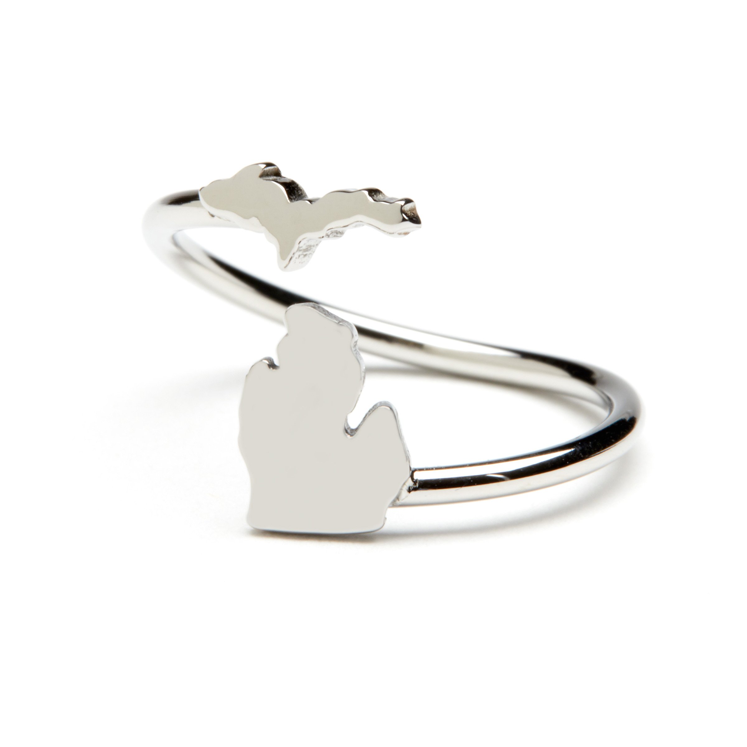 Stone Armory Gift Set-Michigan One for You and One for Me Rings | Michigan Rings | Michigan Map Ring | Michigan Upper and Lower Peninsula