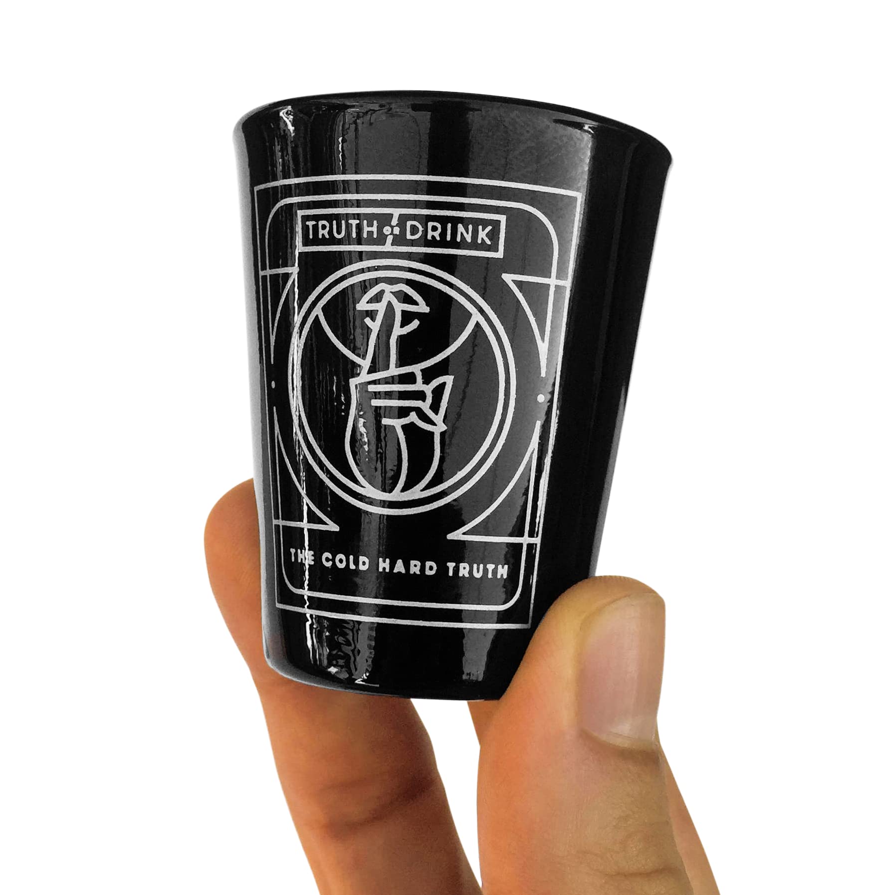 Truth or Drink: Shot Glasses Add-On β 2 Custom Shot Glasses for The Ultimate Game Night Experience