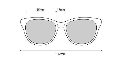 SPY Optic Spritzer, Cat-Eye Sunglasses, Color and Contrast Enhancing Lenses, Clear - Pink Sunset Lenses