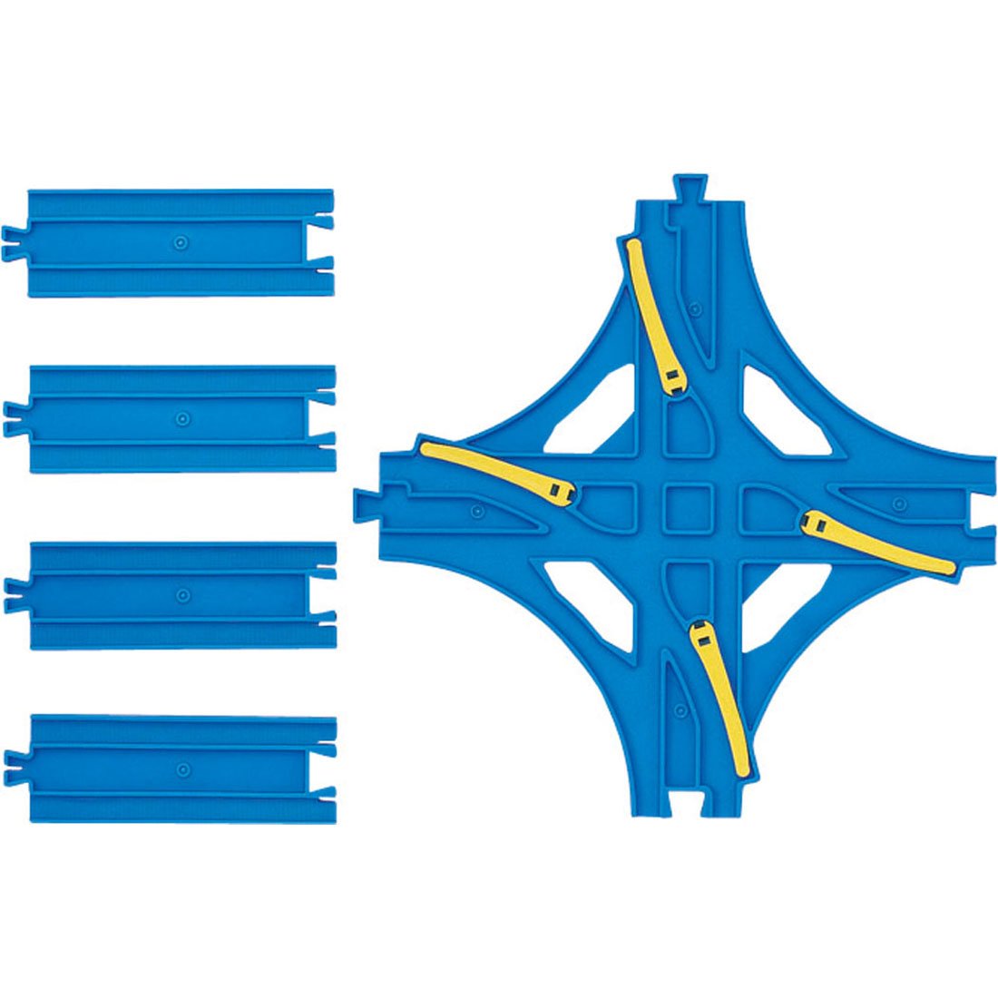 R-14 Crossed Point Rail (w/Half Straight Rail 4 pieces)