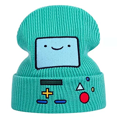 UMiCHOi Cool Anime Beanie Hats for Adults Men Women Funny Hat Cartoon Beanie Cap for Teens Green