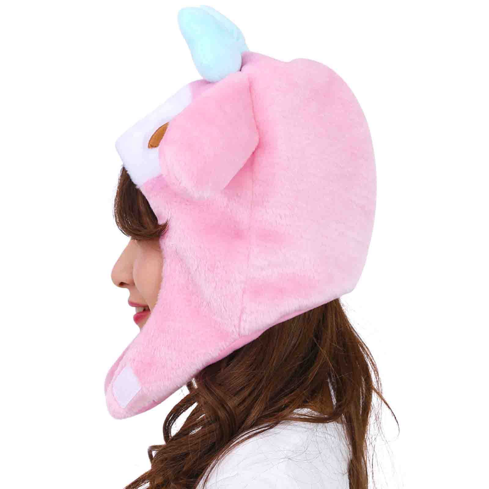 SAZAC Kigurumi Hat - My Melody - Cozy Costume Beanie Cap - Adult Size