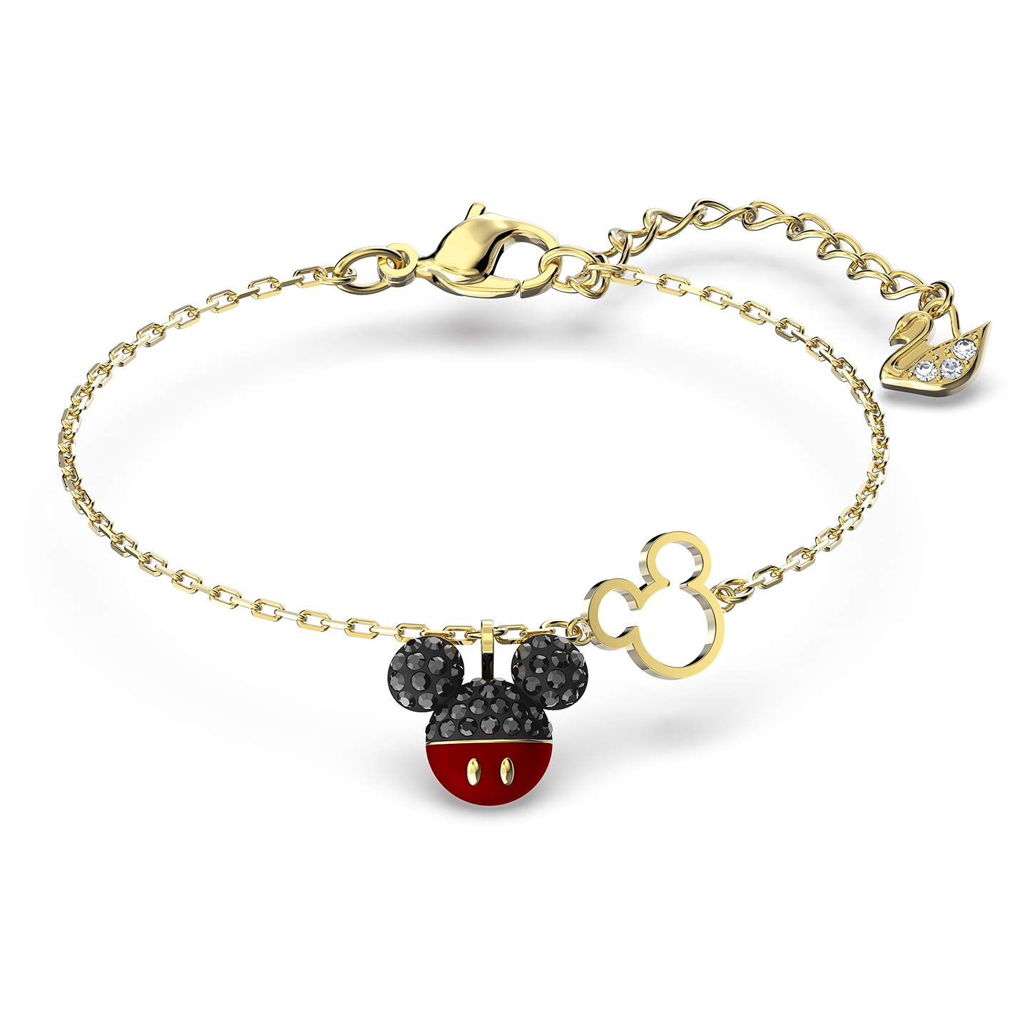 Swarovski Mickey Bracelet Black One Size