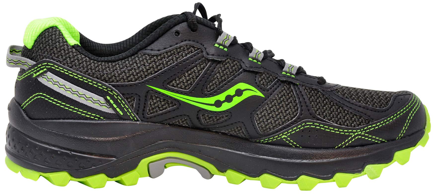 Saucony Men's Excursion Tr11 Black/Slime Running Shoe 11.5 M US