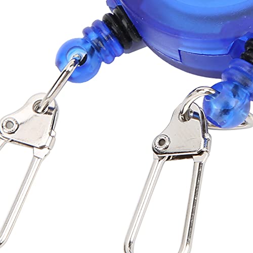 Yeuipea Fishing Wire Retractor,Fly Fishing Double Retractor Retractable Nylon Wire Tool Retractor Clip Anglers Tool