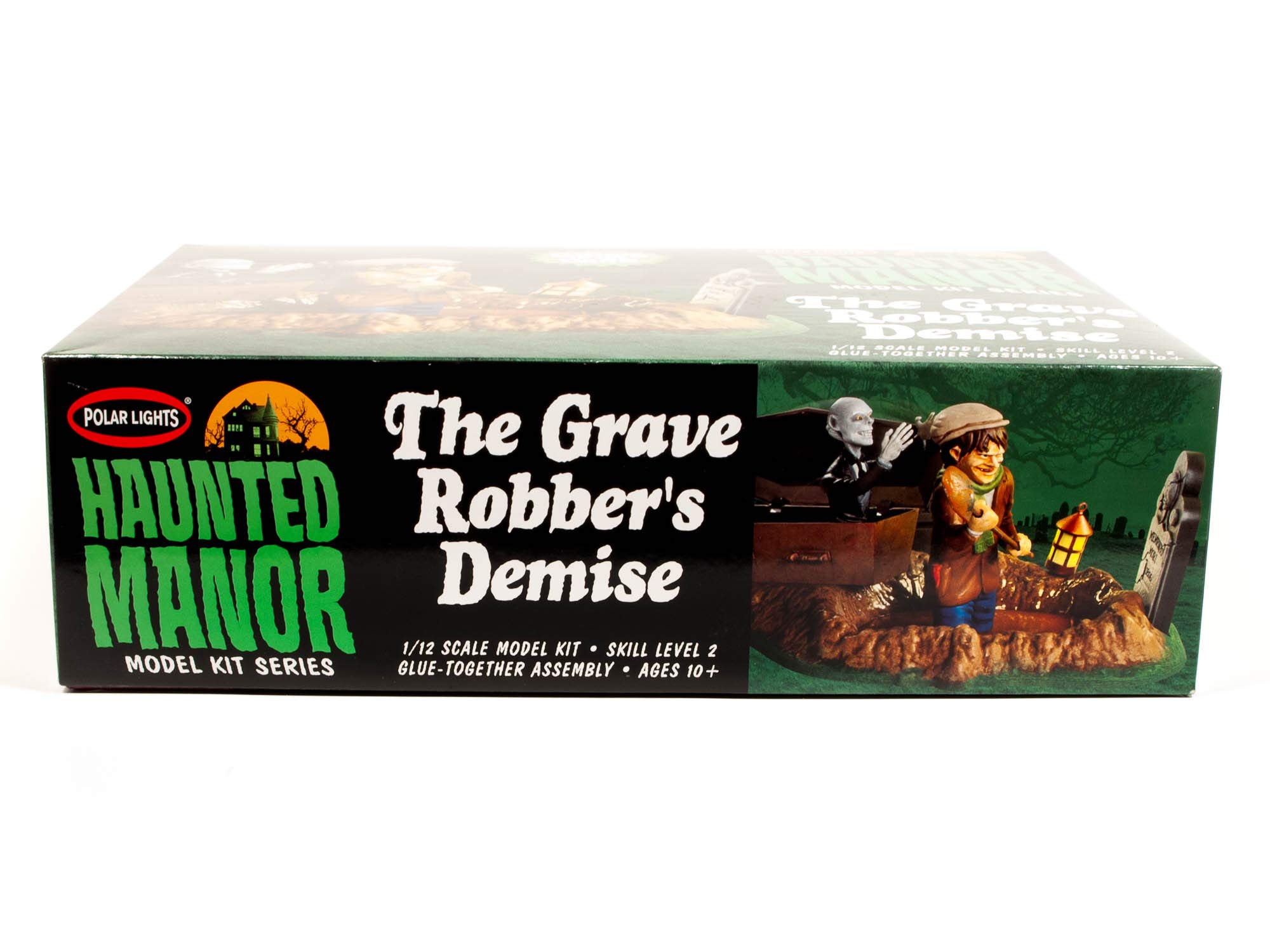 Polar Lights Disney Haunted Mansion: The Grave Robber's Demise/Grave Robbers Reward 1:12 Scale Diorama Model Kit with Moveable Parts