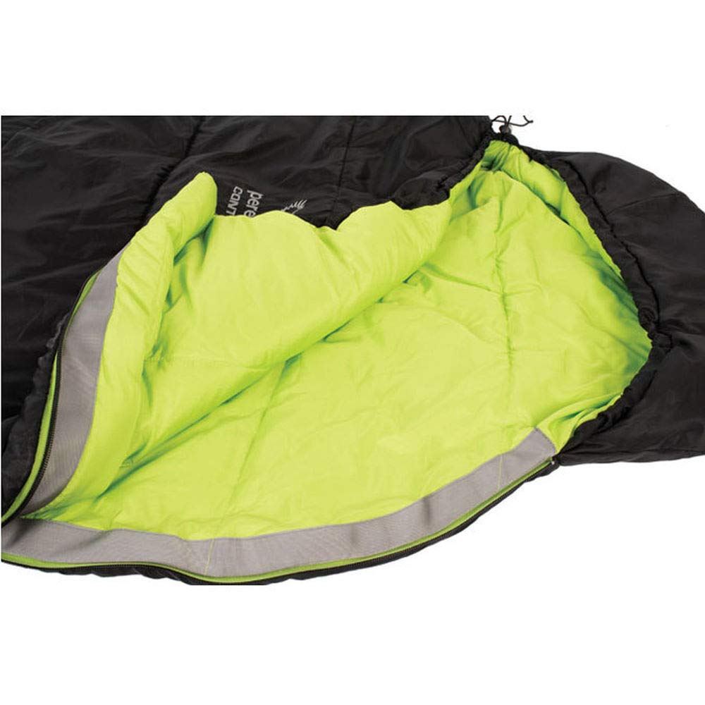 Peregrine Contour 30 Degree, 3 Season, Lightweight, Cold-Weather, Mummy Sleeping Bag with Stuff Sack for Camping, Backpacking and Hiking, Black