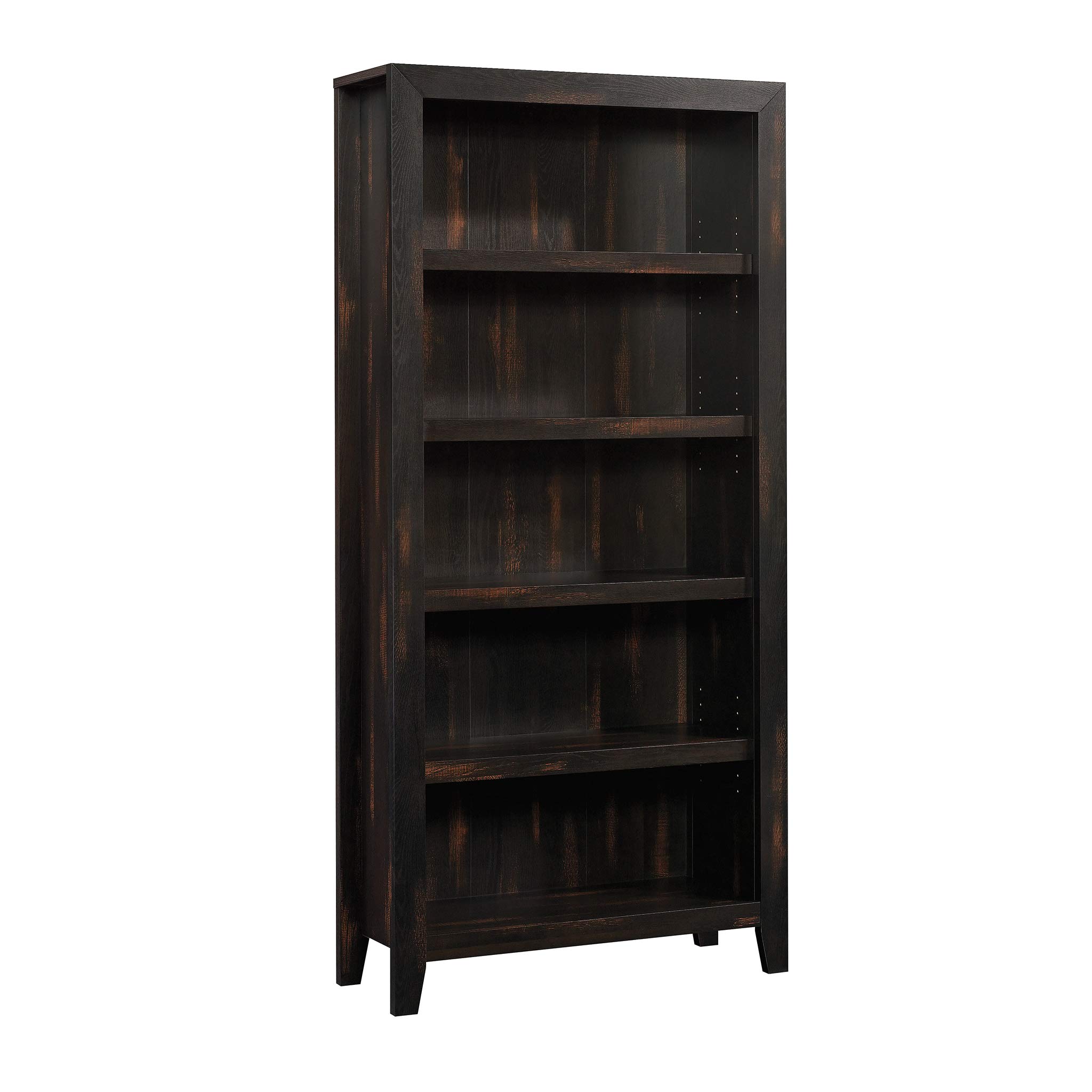 Sauder Dakota Pass 5 Bookcase/Book shelf, L: 33.78" x W: 12.52" x H: 71.1, Craftsman Oak finish
