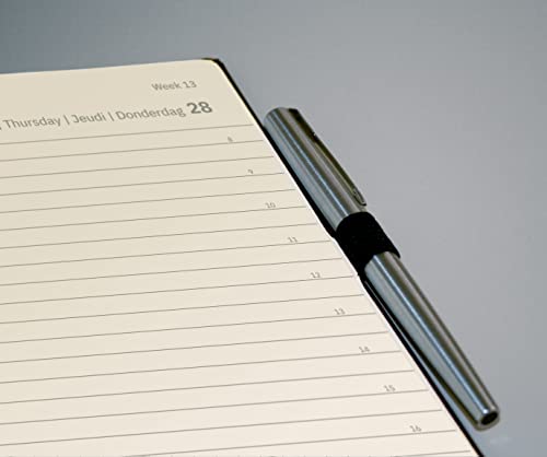 SIGEL C2421 Conceptum Daily planner 2024, approx. A6, black, softcover, 1 page = 1 day, 400 pages