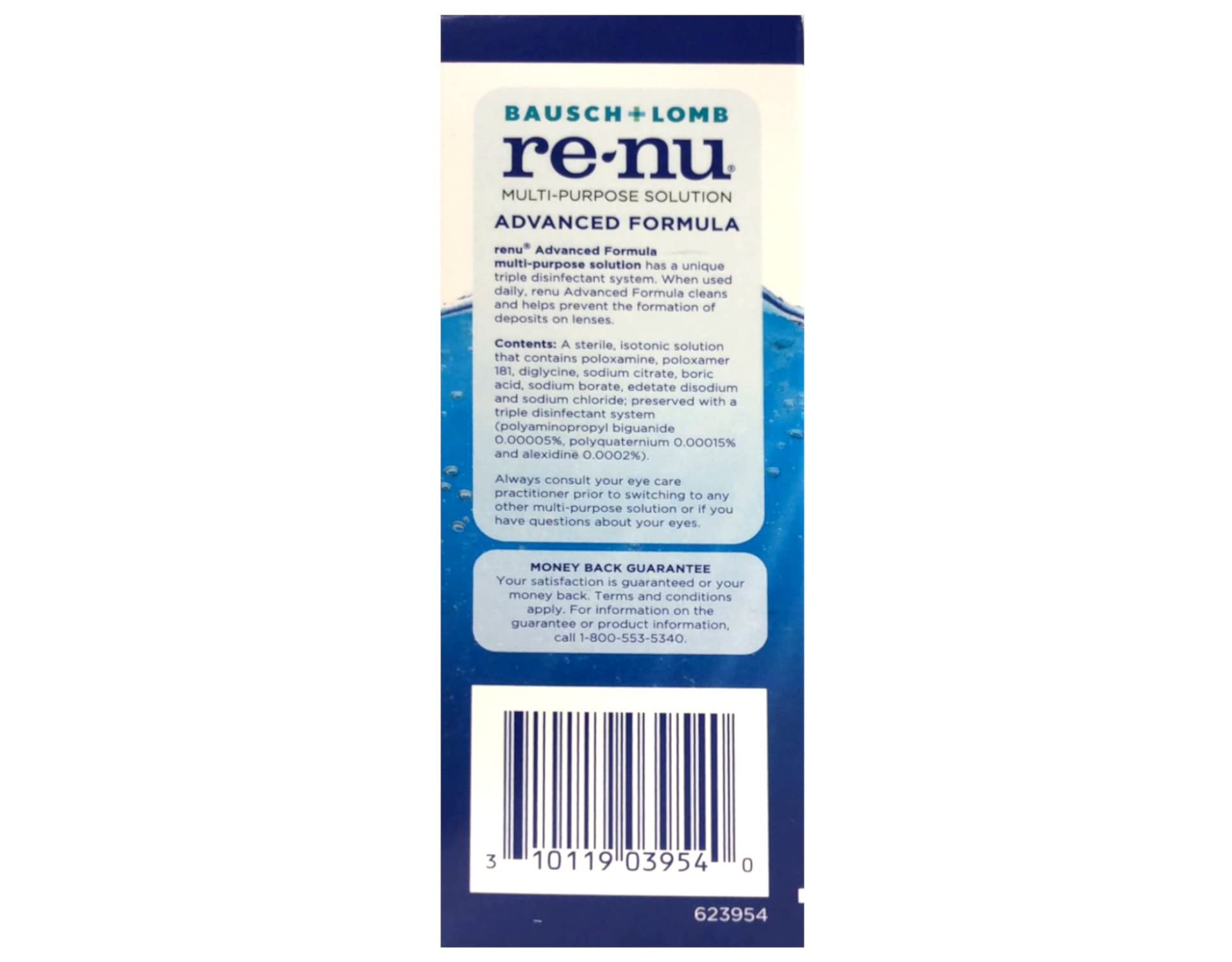 Renu Multi-Purpose Contact Lens Solution Travel Size,2 Fl Oz (Pack of 3)