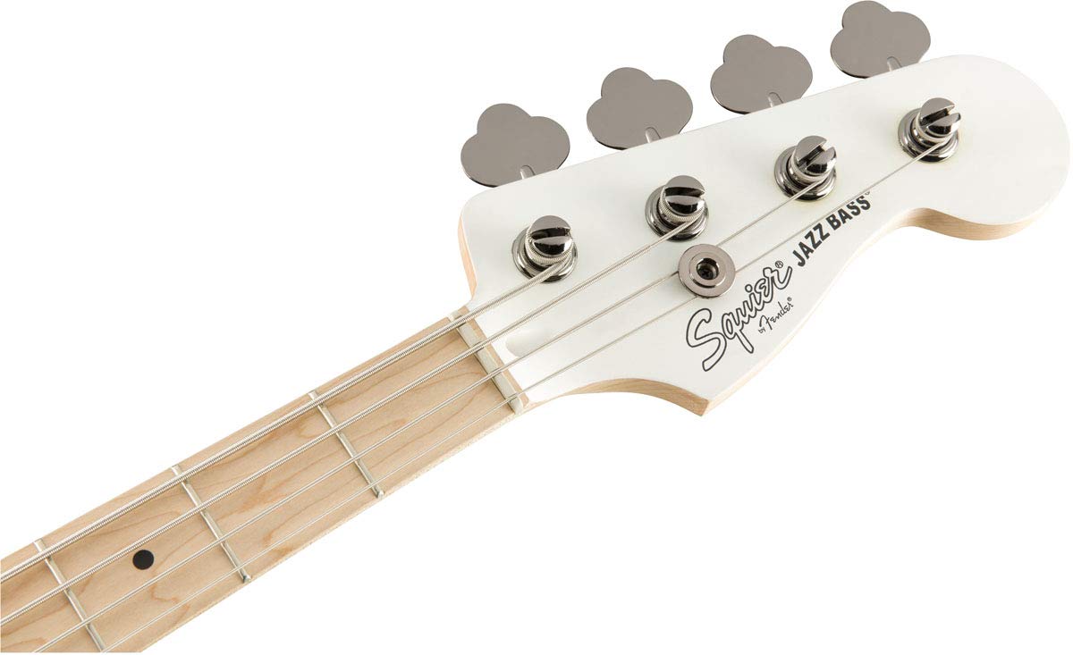 Squier Contemporary Jazz Bass, Flat White, Maple Fingerboard