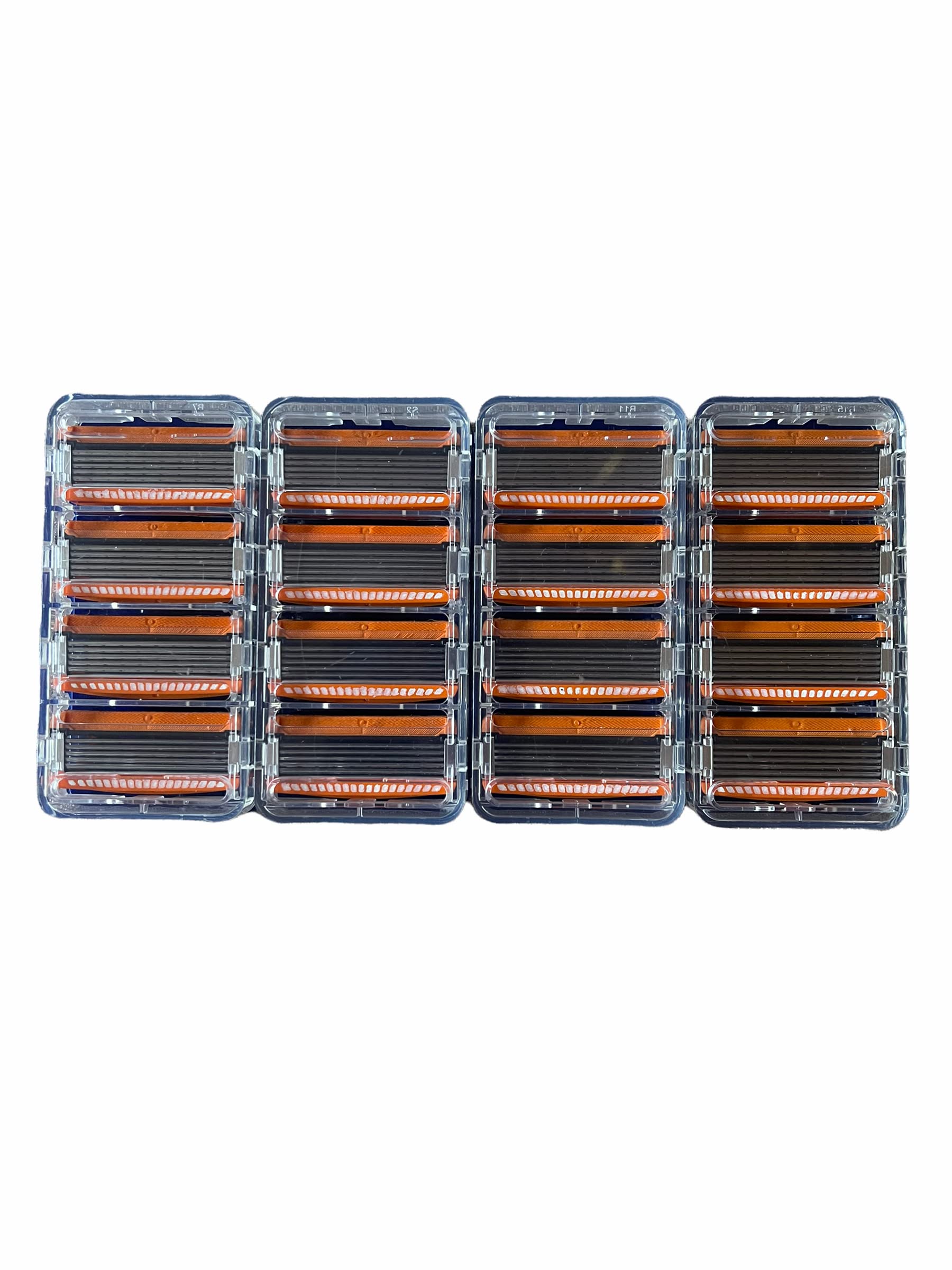 Schick Hydro 5 Regular Orange Refill Razor Blade Cartridges - Lot of 16 - Bulk