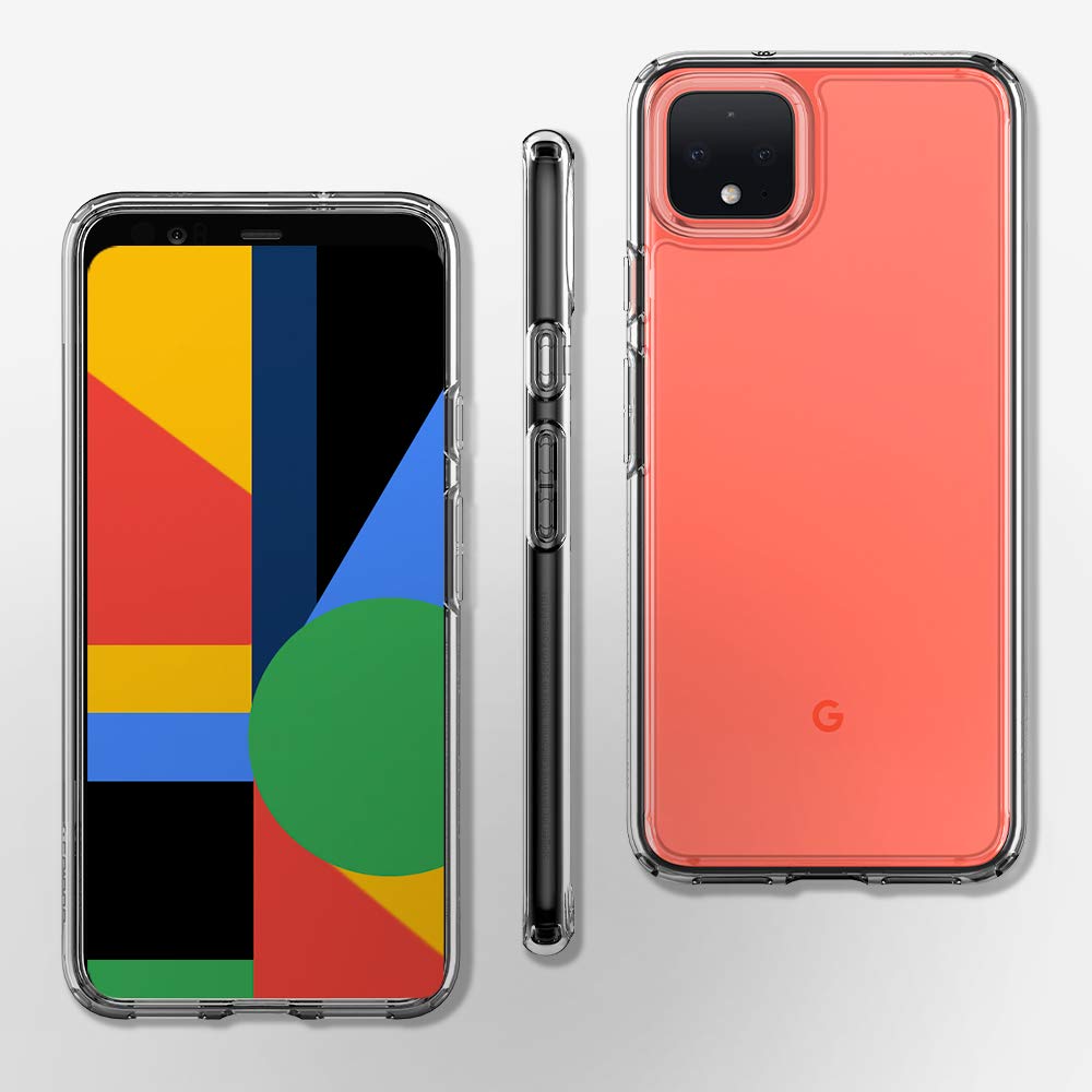Spigen Ultra Hybrid Designed for Google Pixel 4 XL Case (2019) - Crystal Clear