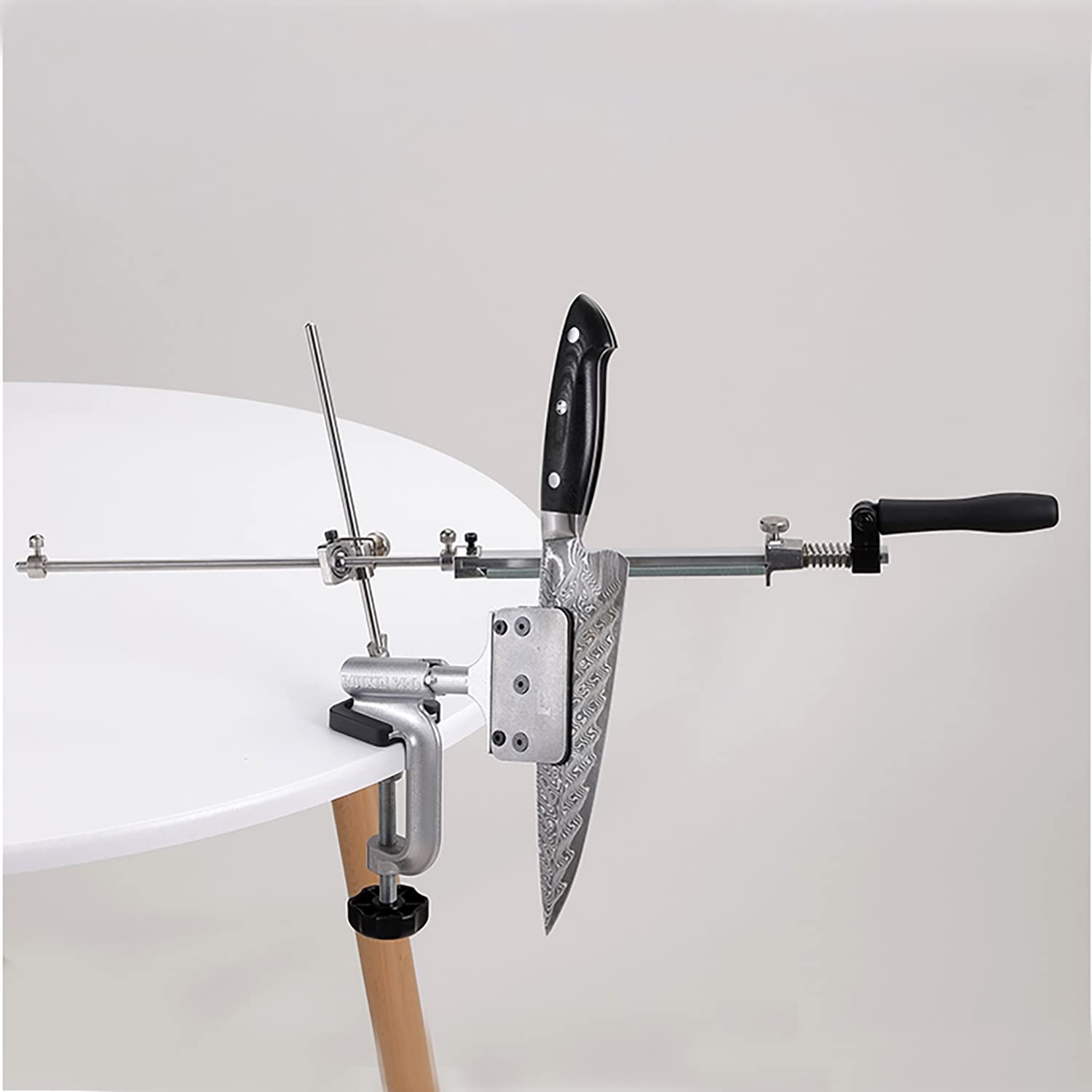 Professional Fixed-Angle Knife Sharpening Kit Tool,RuiXin Pro Stainless Steel Sharpener System Set With 4 Sharpening Stone,Chef's Choice Knive Sharpener for Home & Kitchen