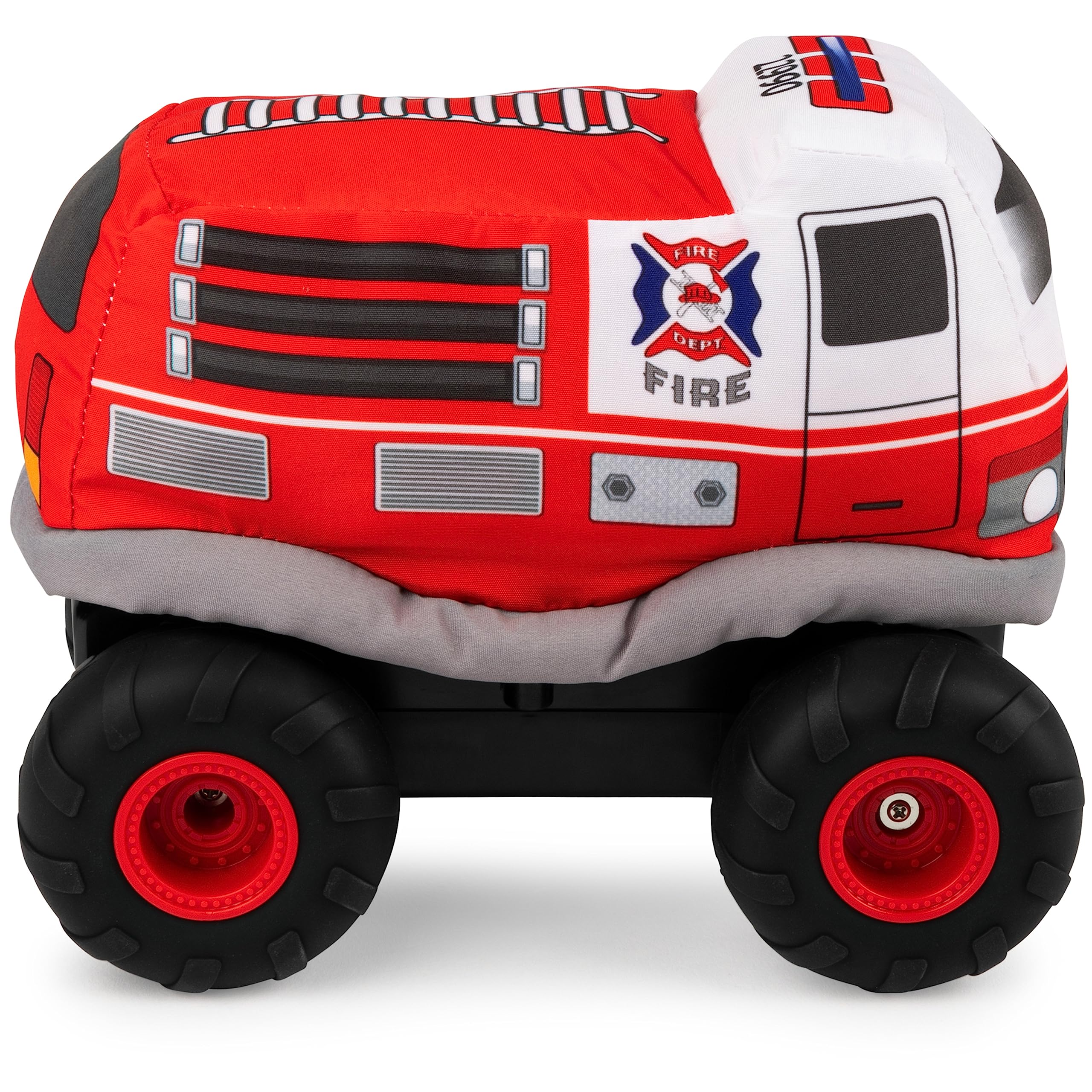 Spin Master Plush Power RC, Remote Control Fire Truck with Soft Body and 2-Way Steering, for Kids Aged 3 and up