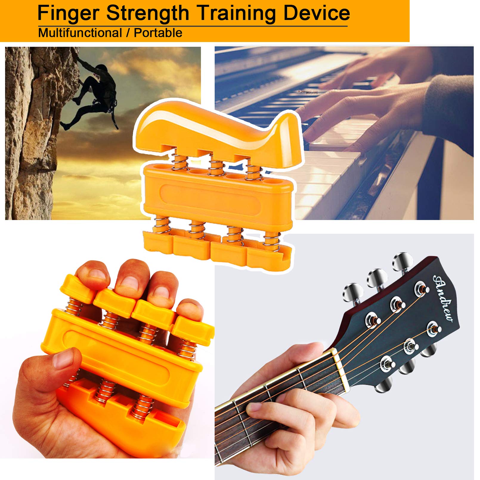 SPROUTER 93 PCS Guitar Accessories Set, Including Guitar Capo, 3 in 1 String Winder, Bridge Pins, Picks, Guitar Strings, Finger Picks, Fingertip Protectorsone, Guitar Saddle Files, Finger Strengthener