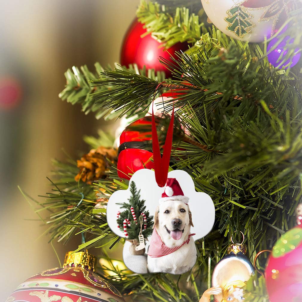 Style In Print Custom Holiday Christmas Ornament Custom Personalized Photo & Text Aluminum Prague Shape