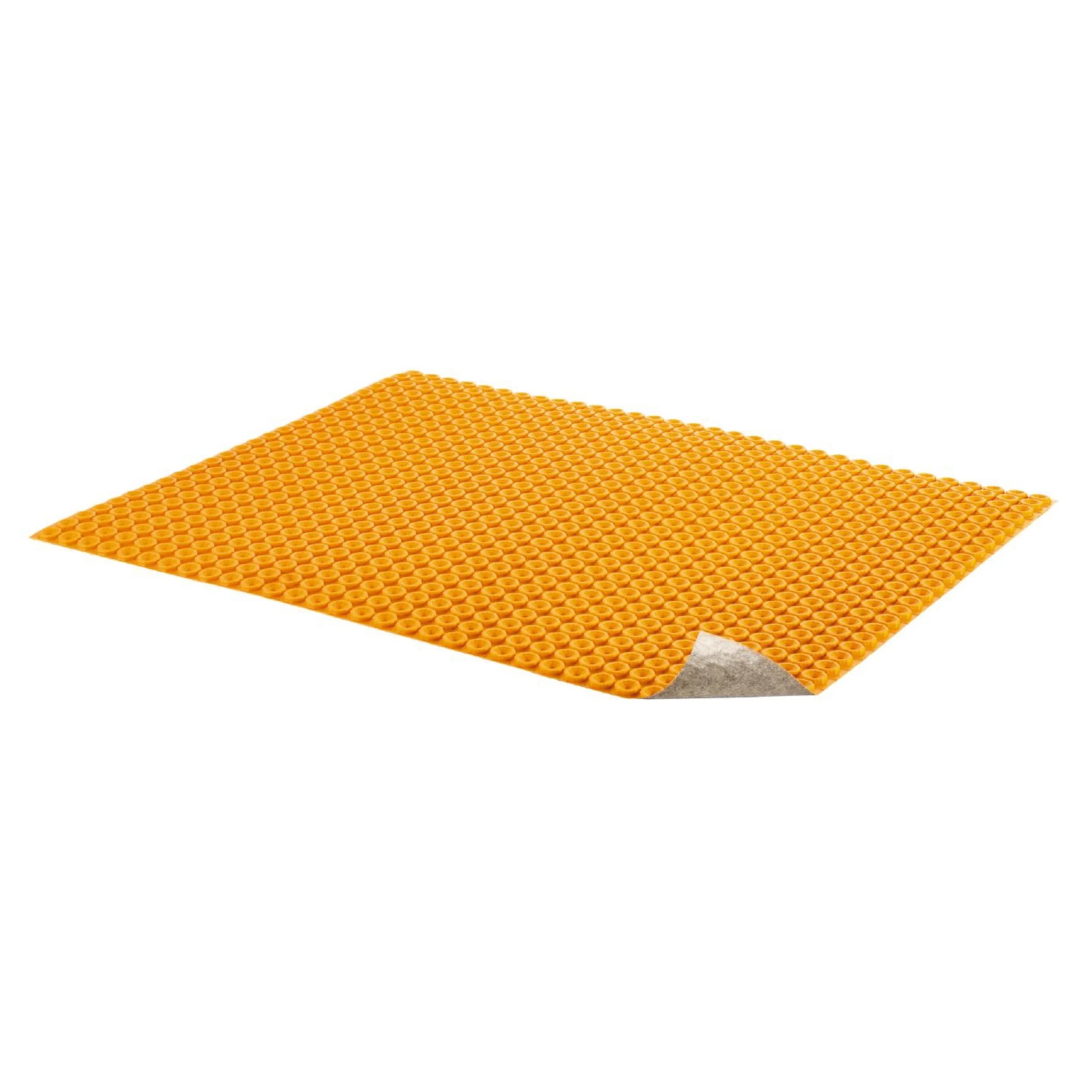 Schluter Systems Ditra Heat Electric Radiant Floor Heating Kit: Prog. Touchscreen Smart WiFi Thermostat DHERT105/BW, Heated Cable 120V 11 Sq Ft, Peel&Stick Duo Uncoupling Membrane 16.8 Sq Ft