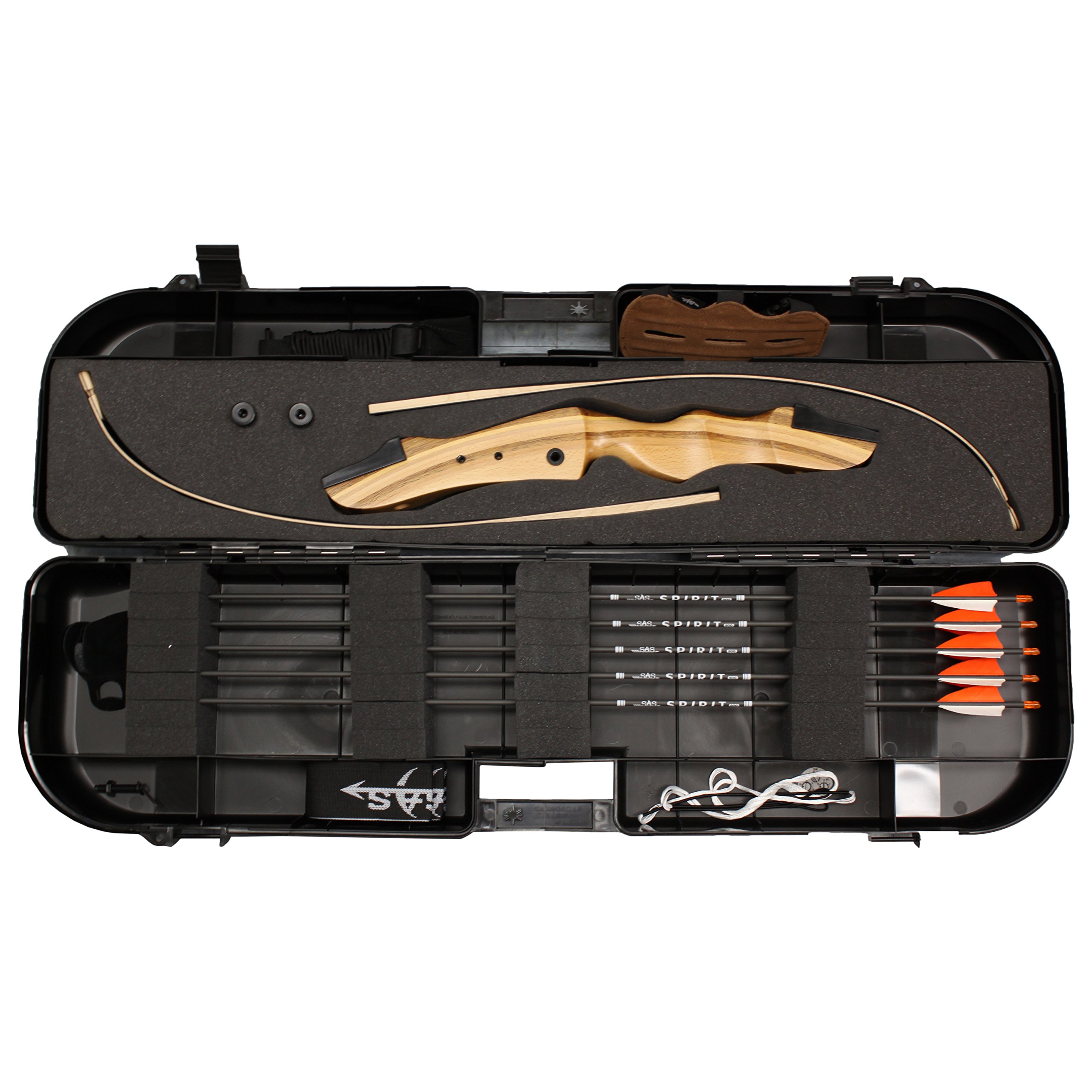 Southland Archery Supply SAS Travel Approved Hard Bow Case for Takedown Bows and Arrows - Made in USA (Bow Case)
