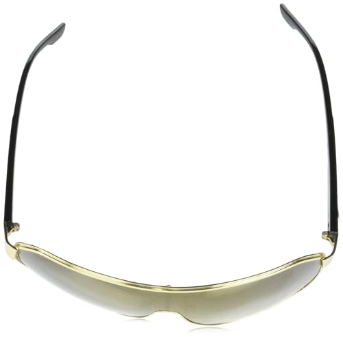 Southpole mens 5012sp Handsome UV Protective Metal Shield Sunglasses for Men Trendy Gifts Men 148 mm, Gold & Black, mm US