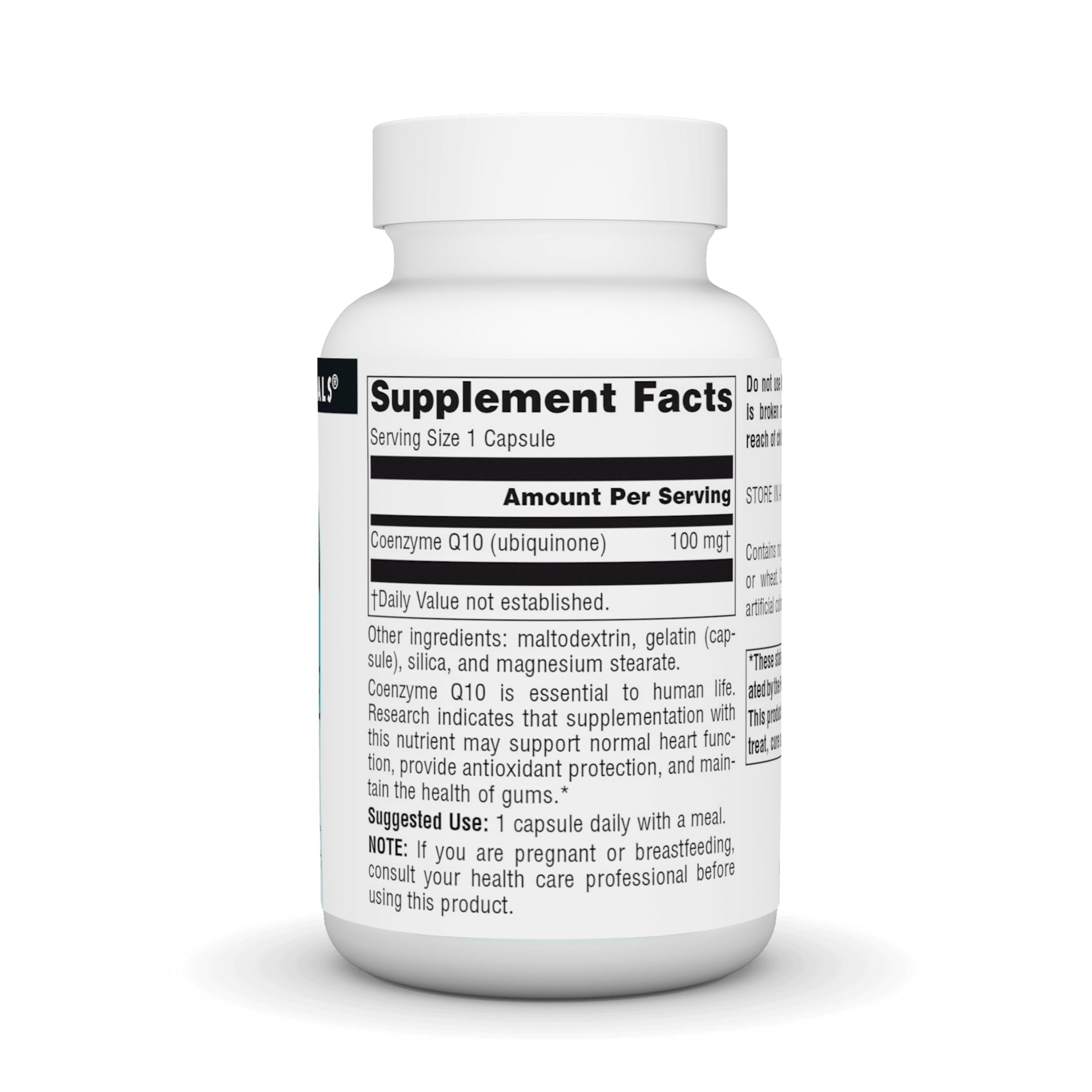 Source Natural Coenzyme Q10 Antioxidant Support 100 mg For Heart, Brain, Immunity, & Liver Support - 90 Capsules