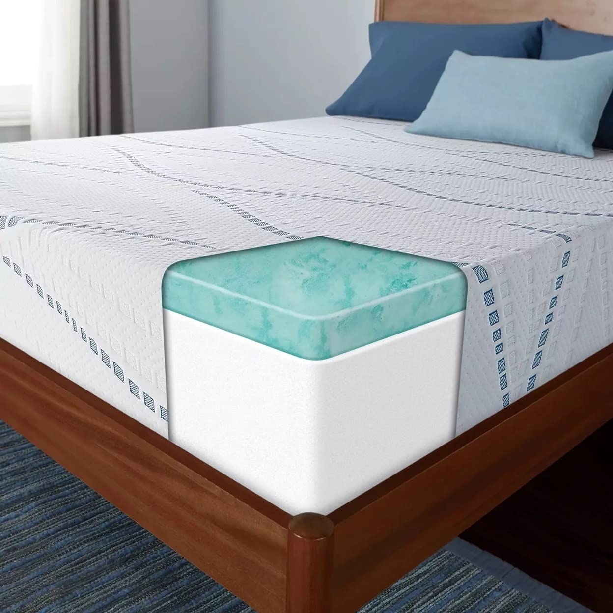 Serta SleepToGo 10" Gel Memory Foam Luxury Full Mattress