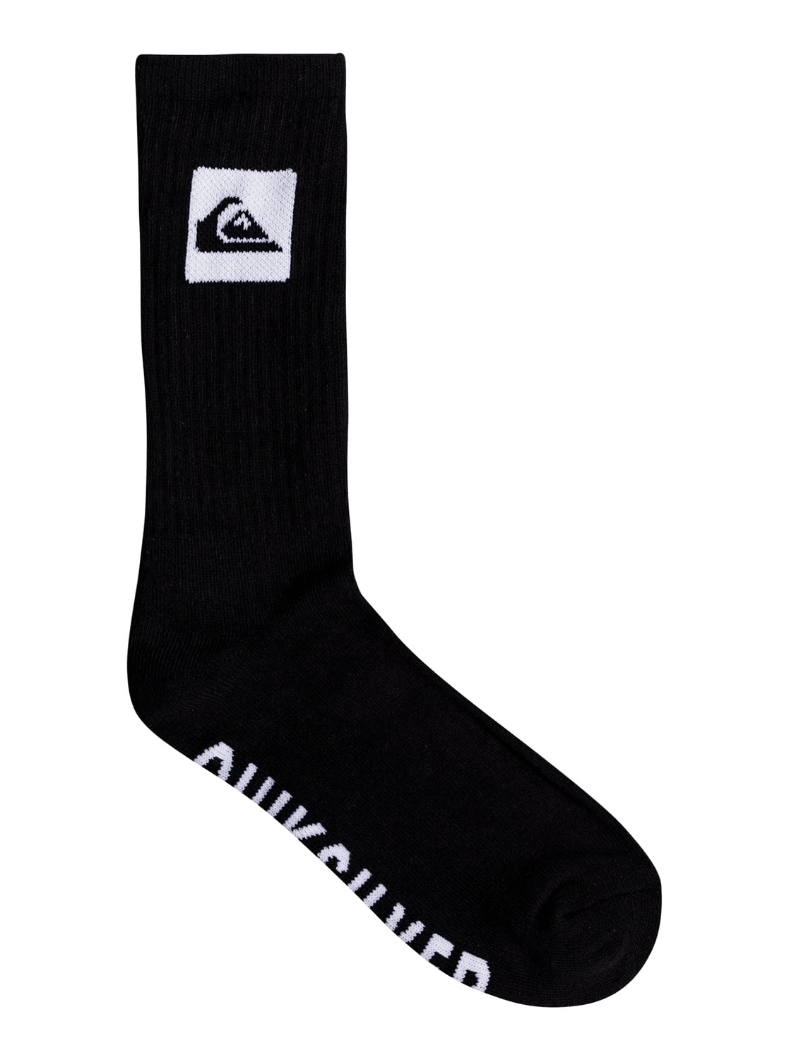 Quiksilver 3 Crew Pack Socks One Size Black
