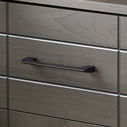 South Shore Vietti Bar Cabinet and Bottle Storage, Gray Maple