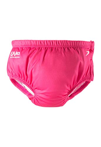 Speedo Unisex Child Swim Diaper Keep Swimmin' Premium Toddler, Bright Pink, Small US