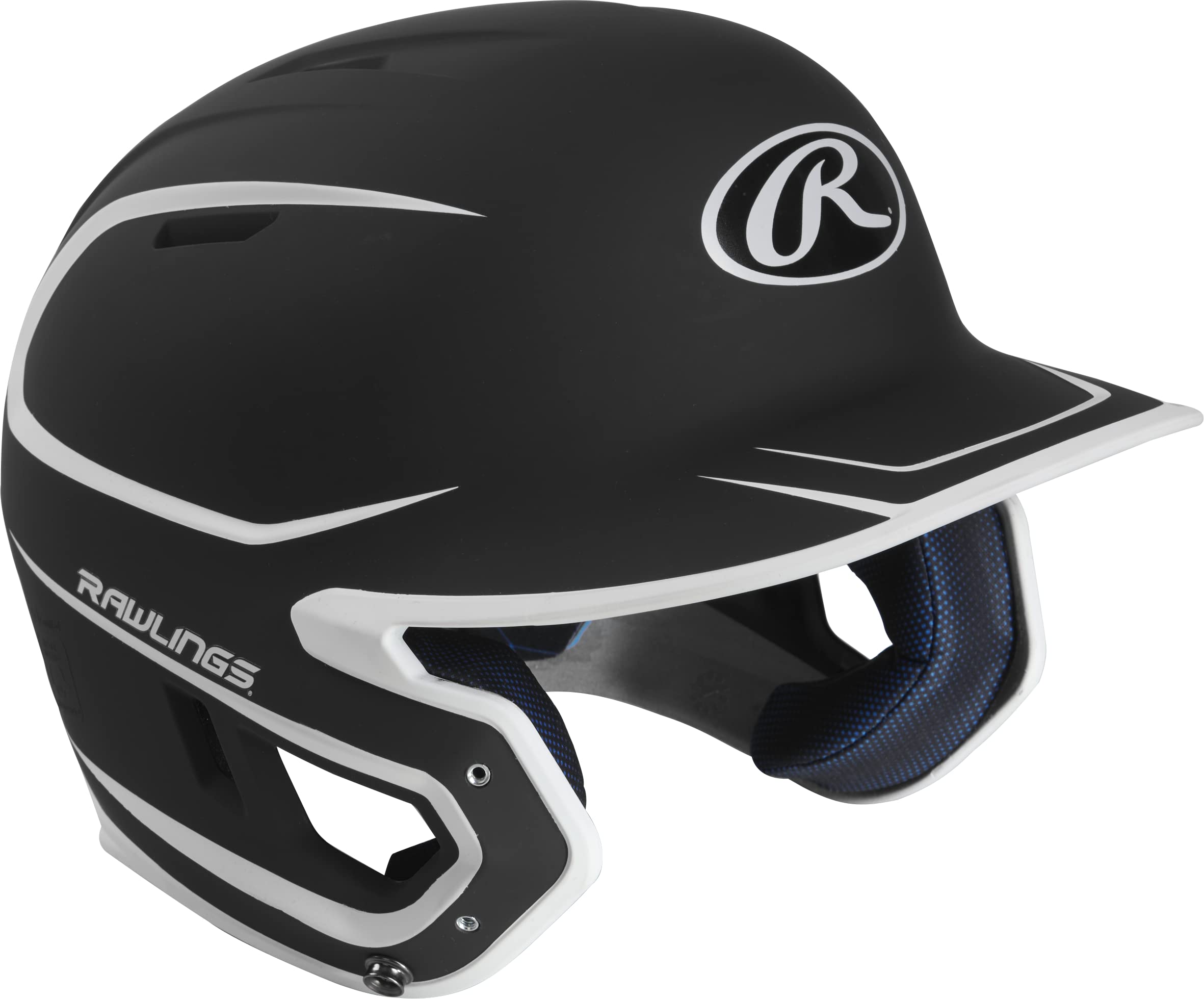 Rawlings | MACH Batting Helmet | Matte Royal/White | Junior 6 3/8" - 7 1/8"