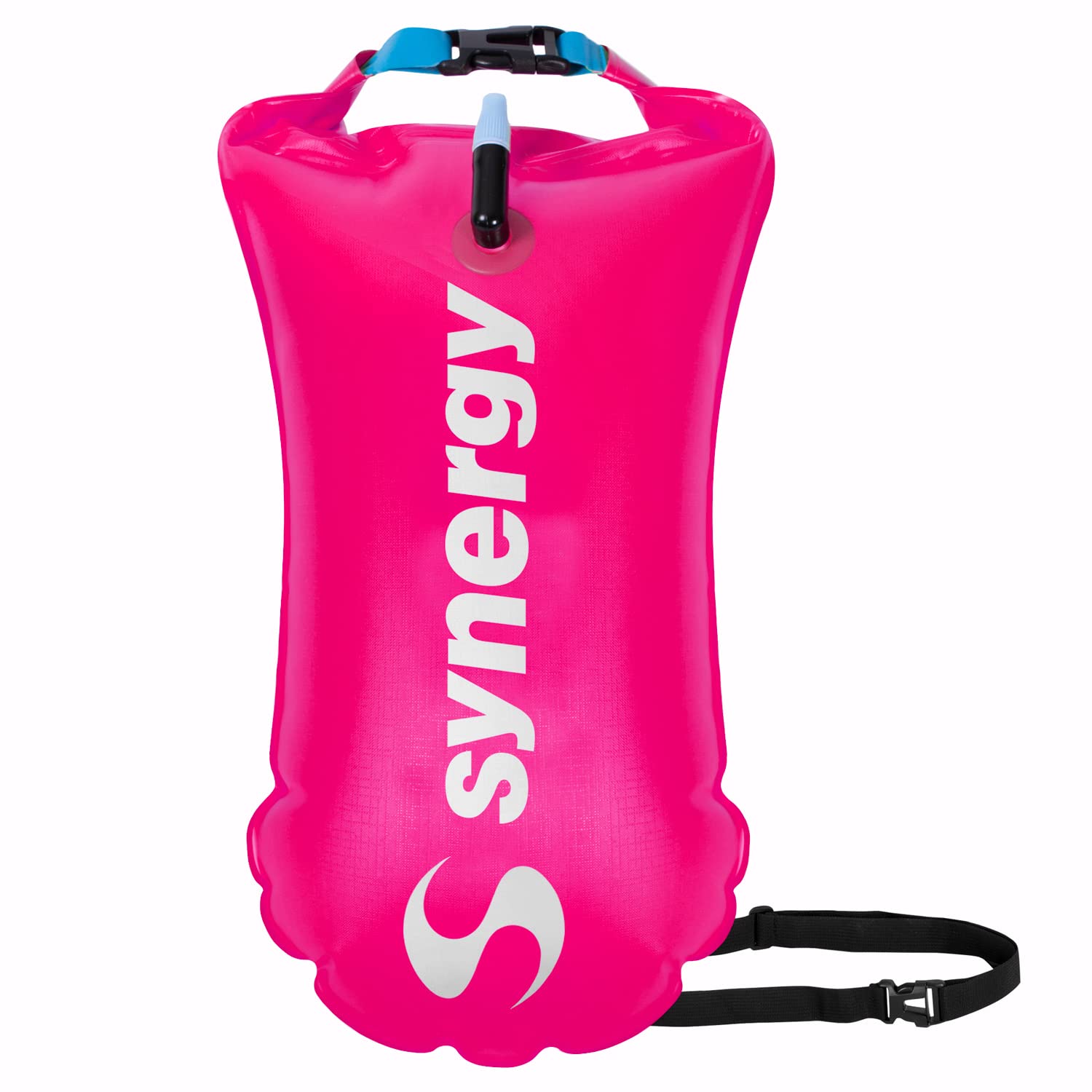 Synergy Swim Buoy for Triathlon and Open Water Swimming (Orange, 28L)
