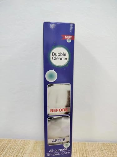 QUAAM 2PCS Bubble Cleaner,Foaming Heavy Oil Stain Cleaner, Grease And Dirt Remover Foam Spray, All Purpose Bubble Cleaner Kitchen Deep Cleaning Spray