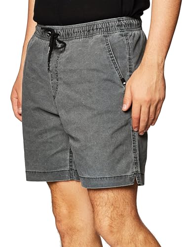 Quiksilver mens Taxer Walk Casual Shorts, Black, Large US