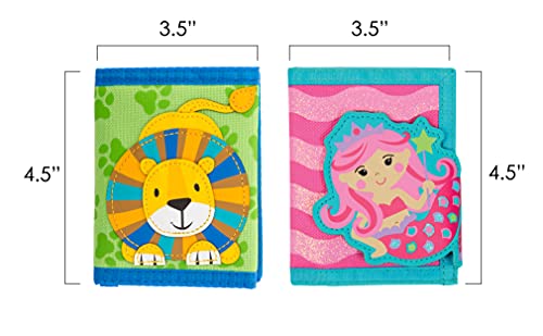 Stephen Joseph Kids Unisex Toddler Wallet, Dark Blue Dino, One Size