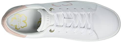 Ted Baker Women's TARLIAH Sneaker, White-Pink, 8