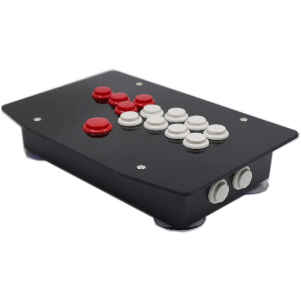 TruBoost FightBox RAC-J502B All Buttons Fight Stick Controller Leverless Style Arcade Joystick For PC USB Steam