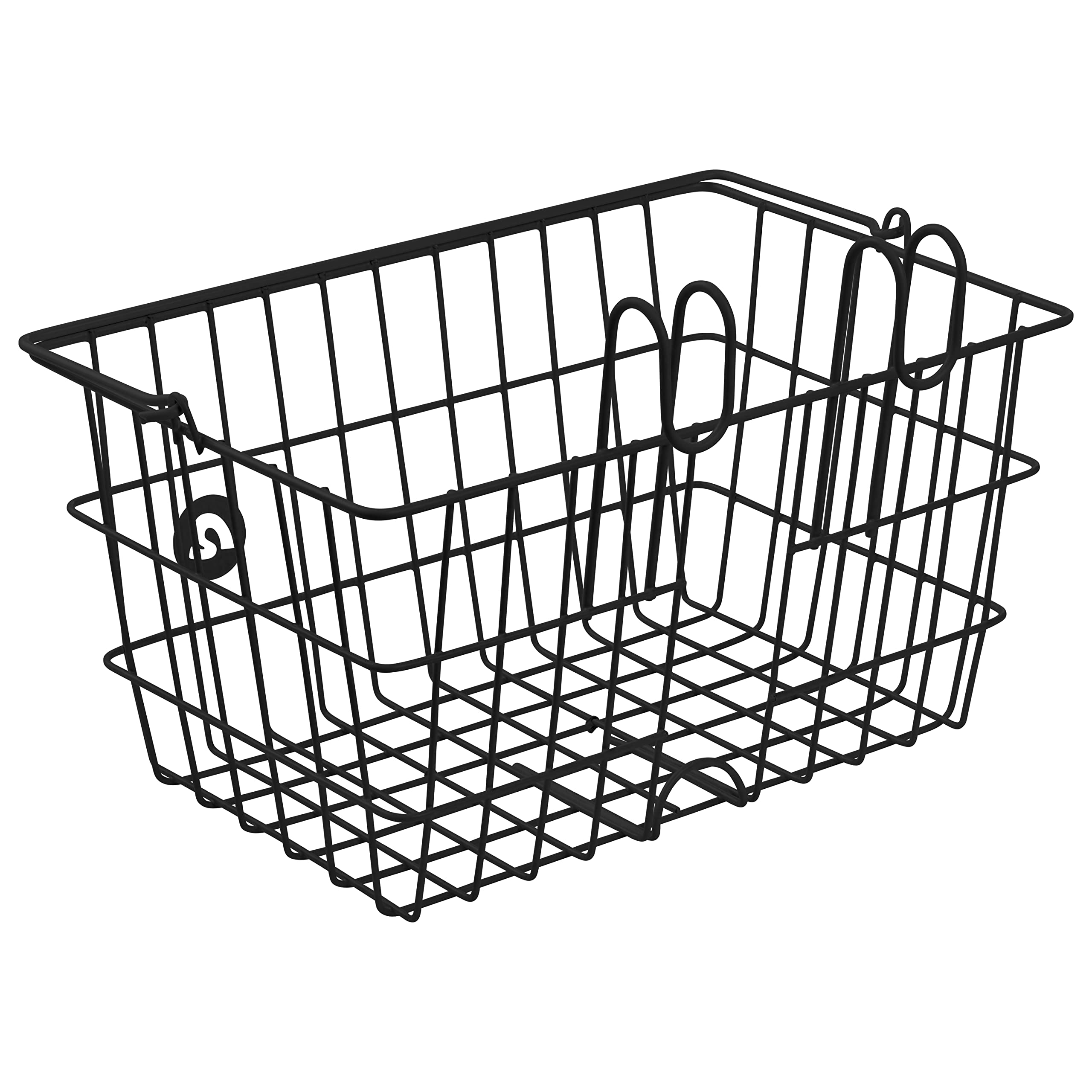 Retrospec Detachable Steel Apollo-Lite Lift-Off Front Bike Basket with Handles, Silver