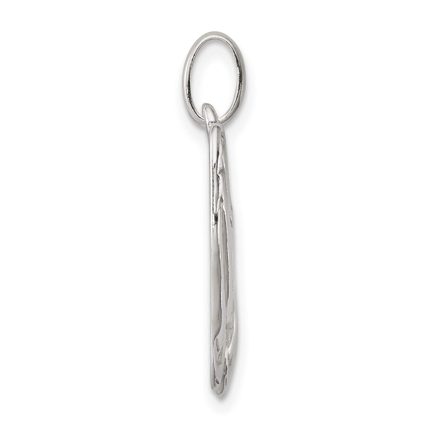 Sterling Silver Praying Hands Charm 26 mm x 15 mm