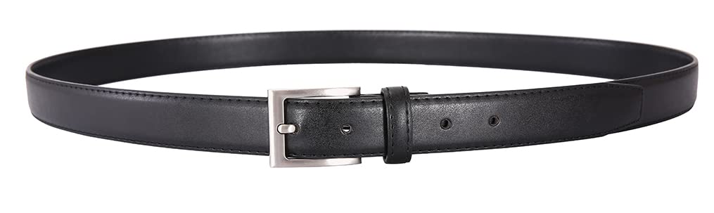 WowoHK Western Deer Pattern Belt for Men without Buckle - Cowboy Belt 1.5" Genuine Leather Belt for Jeans (black, r2)