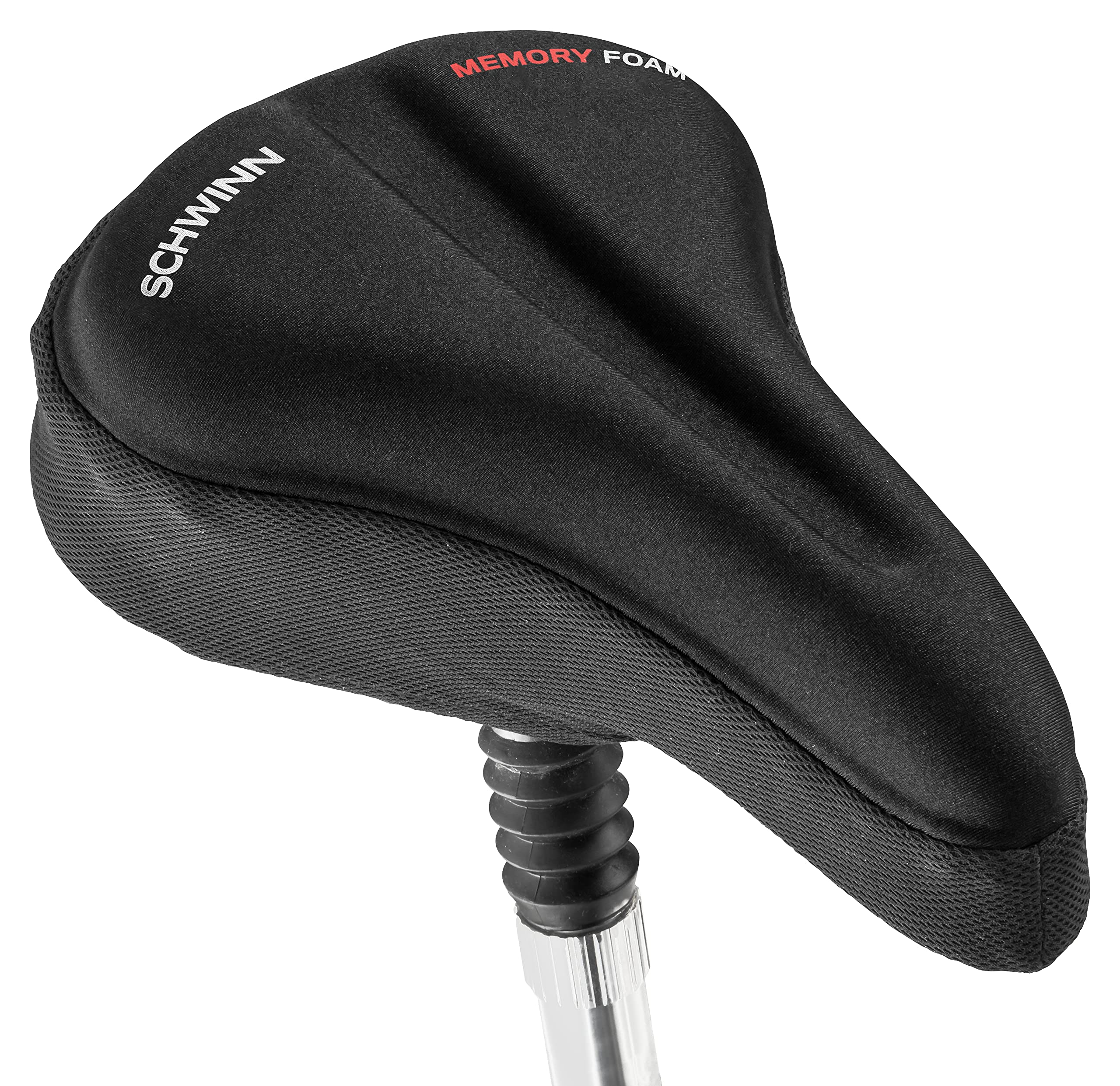 Schwinn Comfort Bike Sport Seat Cover, Memory Foam Padding, Fits Traditional Road and Mountain Bikes