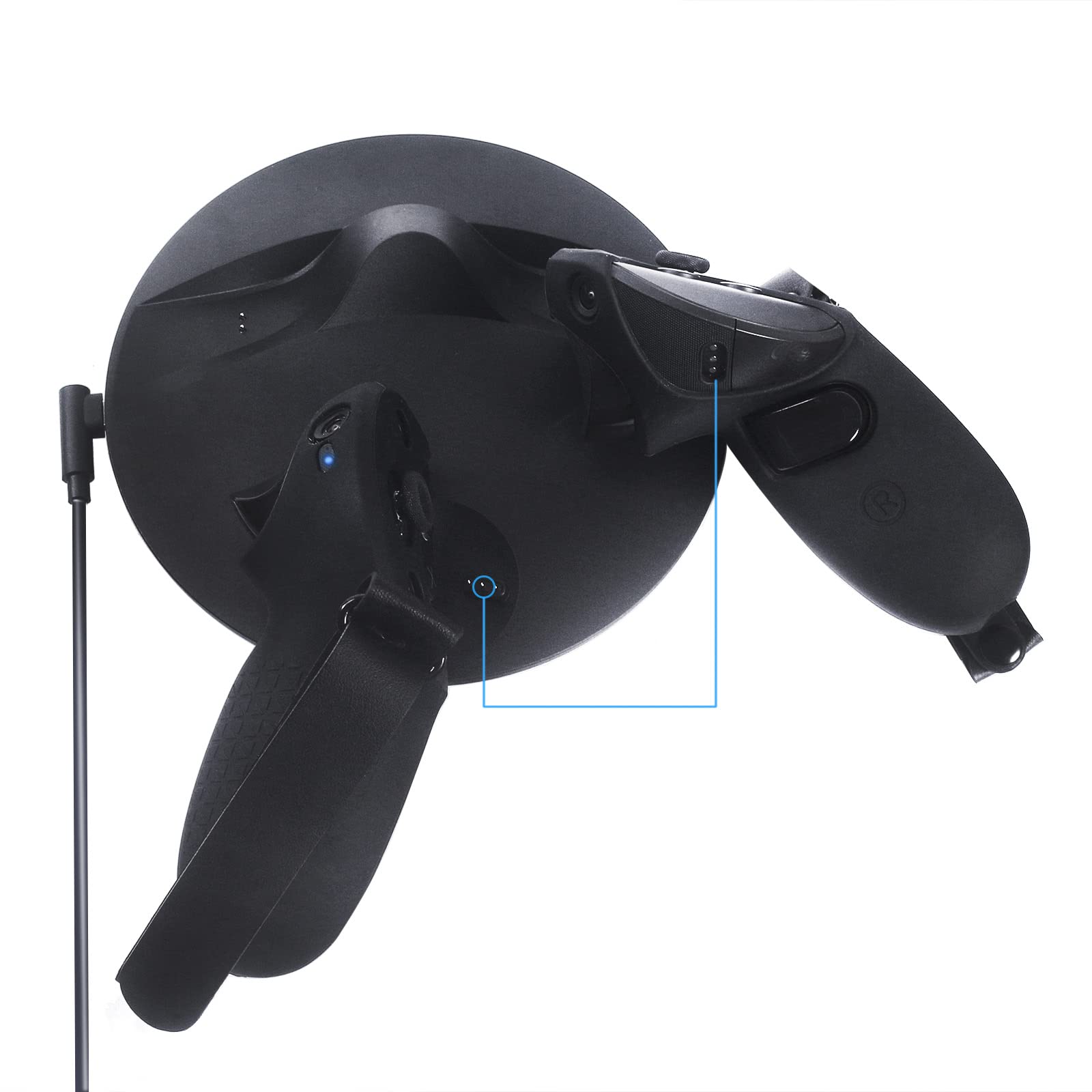 YipuVR Case Cover for Meta Oculus Quest Pro Controller Grips, Silicone Grip Cover Compatible with Meta Quest Pro Controller Grips with Knuckle Straps Skin-Only Cover (Black)