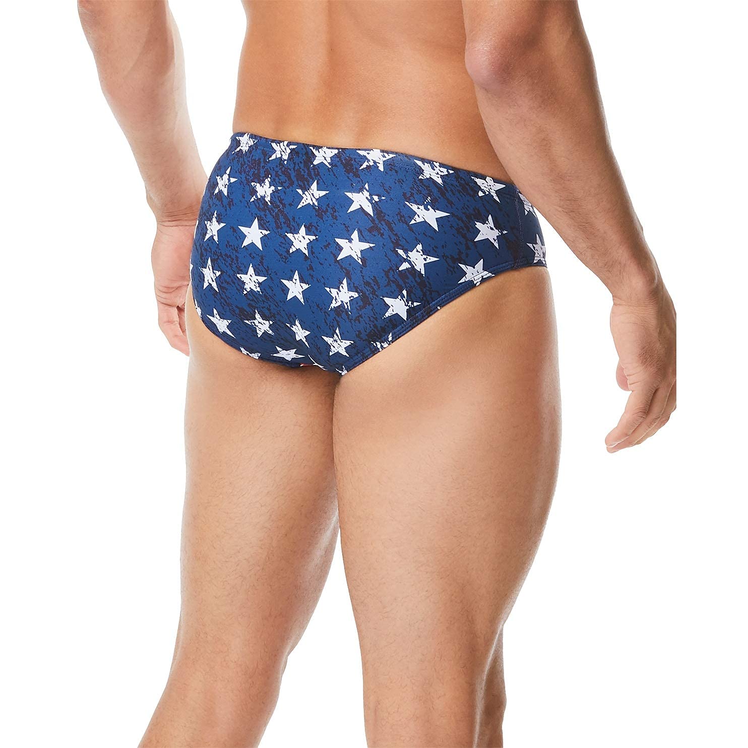 TYR Str Spngld Male Racr, RD/WHT/BLU, 26